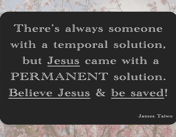 permanent solution - Inspirational Quotes & Articles